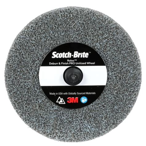 Scotch Brite™ Roloc™ Deburr And Finish Pro Unitized Wheel