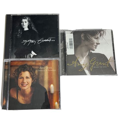 Lot Of 3 Amy Grant Music Cds Behind The Eyes The Collection Christmas