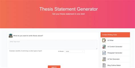 Top Ai Thesis Generators For Academic Excellence Updf
