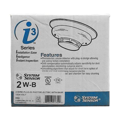 System Sensor 2w B Two Wire Smoke Detector
