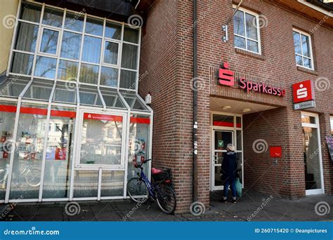 Deutsche Sparkasse Bank In Burg In Tiny Town In Germany Editorial Image
