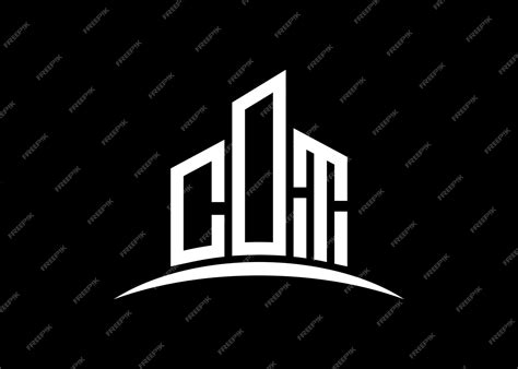 Premium Vector Letter Cot Building Vector Monogram Logo Design