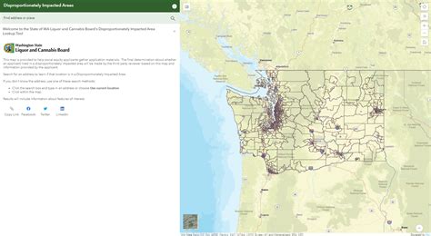 Dia Disproportionately Impacted Area Maps Washington State Liquor