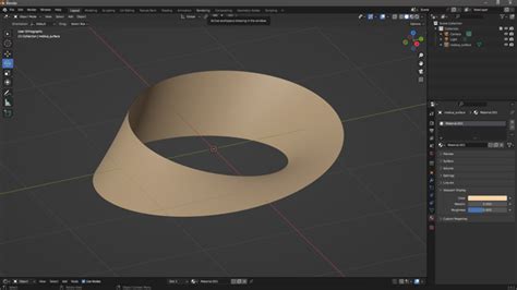 Mobius Strip S Dlib D Visualization With Python