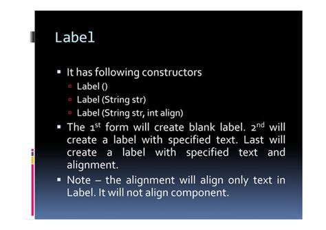 Introduction To Abstract Window Toolkit And Swing Ppt