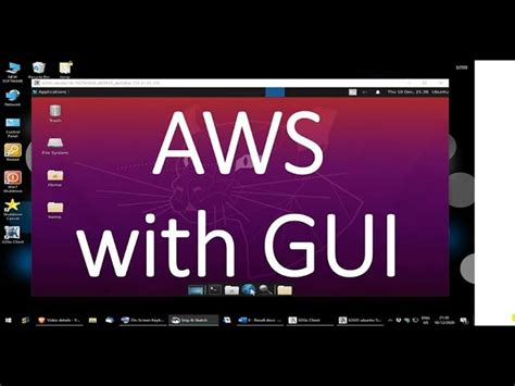 2021 Add A Gui On An Aws Linux Vm Ubuntu 2004 Tutorial Remote