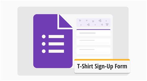 How To Create A T Shirt Sign Form In Google Forms Steps More