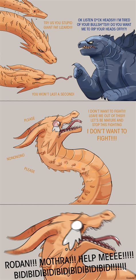 Clown Posting What If Godzilla And King Ghidorah Were Forced To