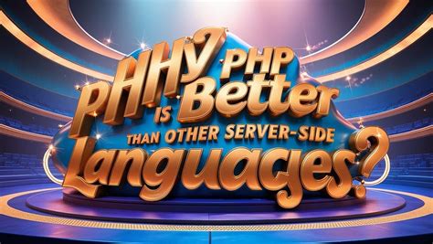 Why Php Is Better Than Other Server Side Languages