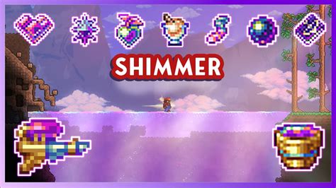 Todos Os Segredos E Funcionalidades Do Shimmer No Terraria Youtube