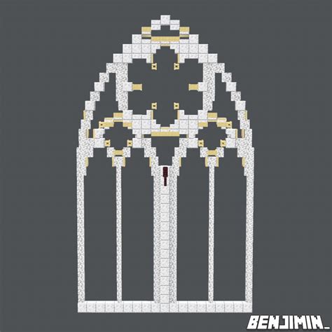 Metz Cathedral Windows Part 3 🫶 Minecraft Gothic Tracery Designs Here