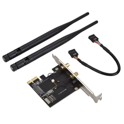 Pcie To M 2 Wifi Bluetooth Wireless Module Adapter Card M 2 Wireless Network Card Adapter