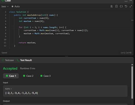 100daysofdsa 100daysofdsa Leetcode Kadane Dynamicprogramming
