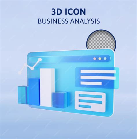 Premium Psd Business Analysis Report 3d Rendering Illustration