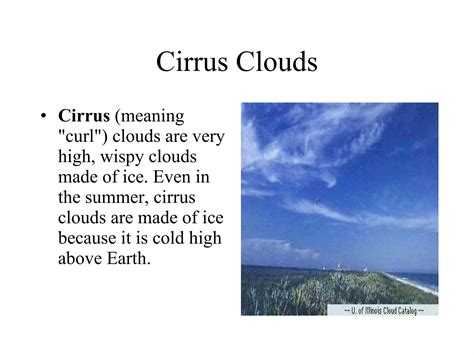 Cloud Types Ppt