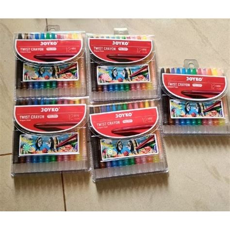 Jual Twist Crayon Joyko Crayon Putar Joyko Isi 12 Warna Shopee Indonesia