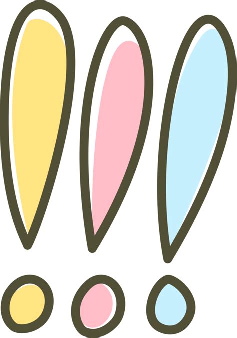 Cute Clipart Colorful Exclamation Mark 50698696 Png