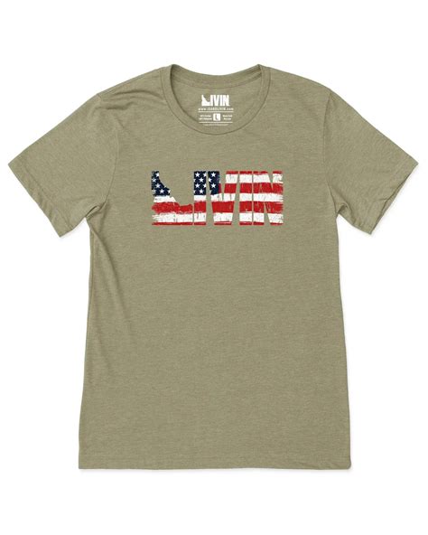 Idaho Livin Vintage Patriot Tee Honor The Usa In Style