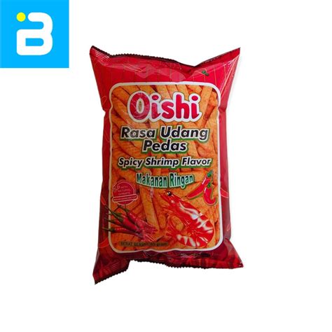 Jual Oishi Rasa Udang Pedas 60 G Shopee Indonesia