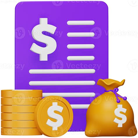 Accounts Receivable 3d Rendering Isometric Icon 14208069 Png