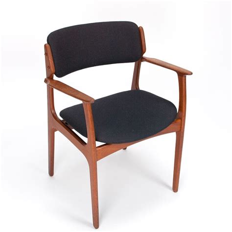 Model 50 Vintage Danish Chair In Teak Design By Erik Buck