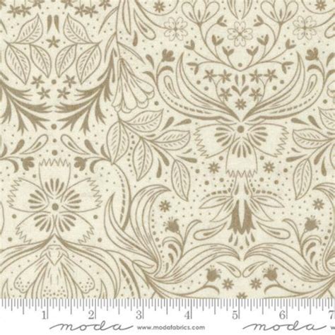Decorum Goodness Quilting Fabric In Ecru By Basic Grey For Moda 100