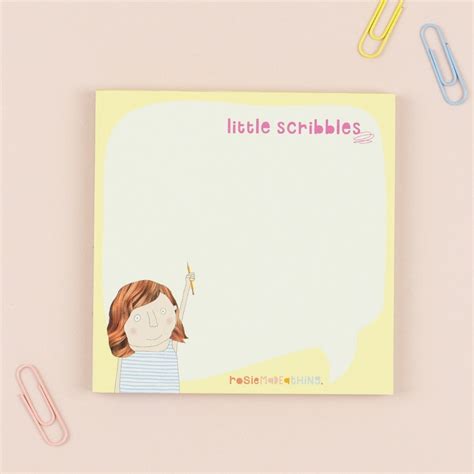 Mini Jot Pad Little Scribbles Mickelloo