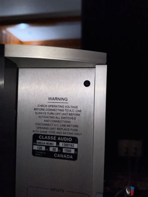 Classe Omega Monoblocks For Sale Us Audio Mart