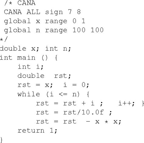 Figure 1 From Overflow And Roundoff Error Analysis Via Model Checking