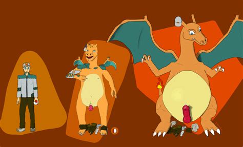 Rule 34 Absurd Res Bodily Fluids Charizard Clothing Embarrassed Facial Hair Feral Front View