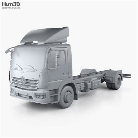 Mercedes Benz Atego 1530 M Cab Camião Chassis 2016 Modelo 3d Baixar