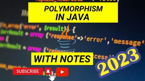 What Is Polymorphism In Java 2023 Youtube