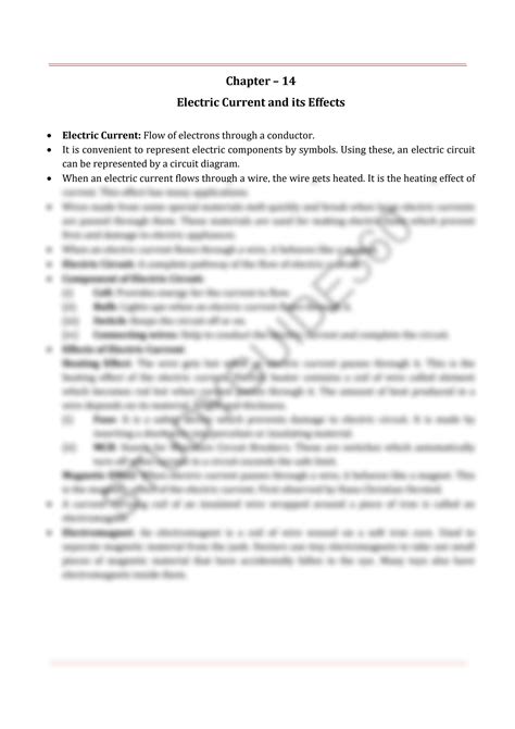 Solution Electric Current And Its Effects Unlocked Studypool