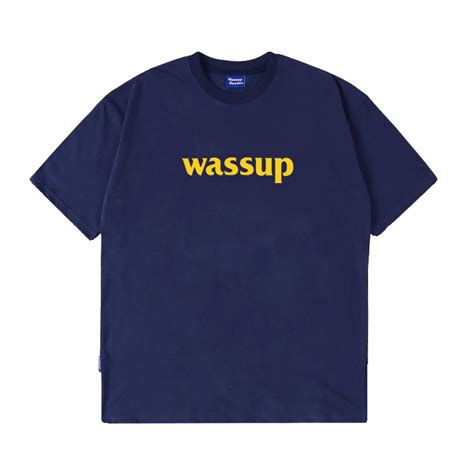 Wassup American Trendy Brand Couple Wear Short Sleeved T Shirt Womens