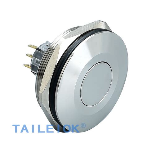 40mm Stainless Steel Metal Push Button Switch Taileiok