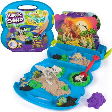 Kinetic Sand T Rex Dig Sand Kit 680gm Spin Master Tates Toys Australia The Best Toys At