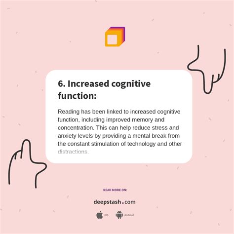 6 Increased Cognitive Function Deepstash