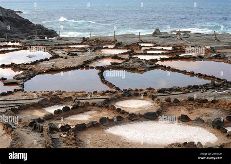 Salt Evaporation Ponds Salt Works Or Salterns Are Artificial Ponds