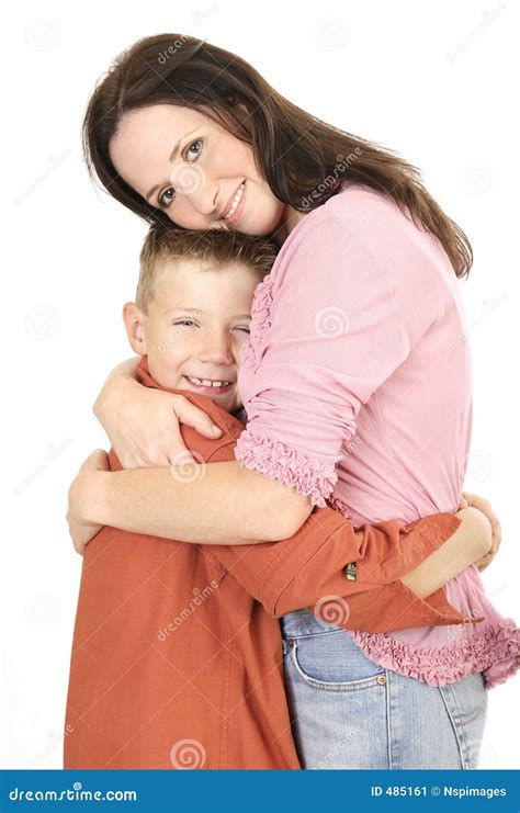 Madre E Hijo 2 Imagen De Archivo Imagen De Humor Cuidado 485161