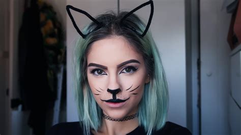 Evil Cat Makeup For Halloween