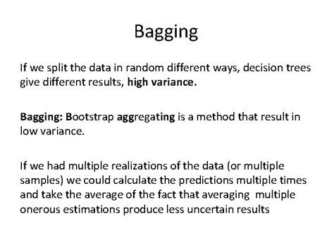 Lecture 16 Bagging Random Forest And Boosting Cs
