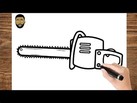 How To Draw A Chainsaw Easy Drawing Step By Step Youtube