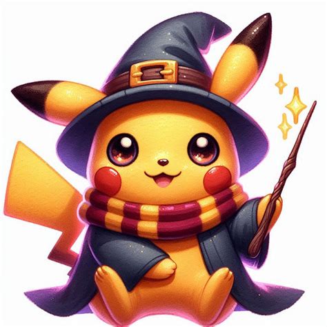 Pikachu Harry Potter Pokemon Stickers Ideias De Decoração