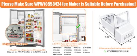 Upgraded Wpw10558424 Refrigerator Ice Bucket For Whirlpool