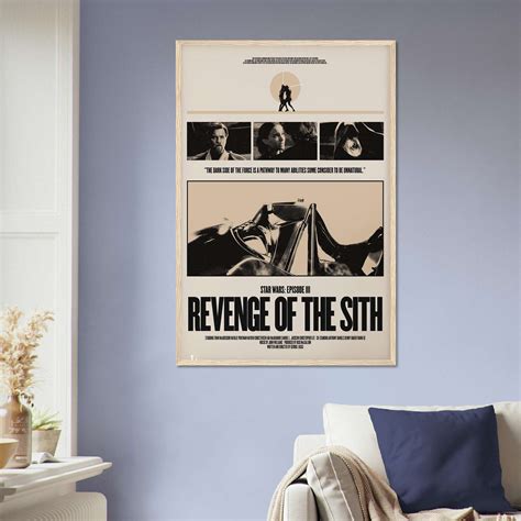Star Wars Revenge Of The Sith Poster Vintage Movie Poster Full Size