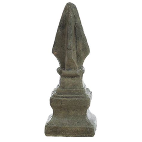 Small Spear Finial Solid Rock Stone Works