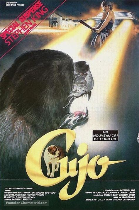 Stephen Kings Cujo French Movie Poster Stephen King Horror Movie