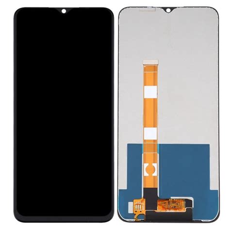 Lcd With Touch Screen For Realme C15 Black By