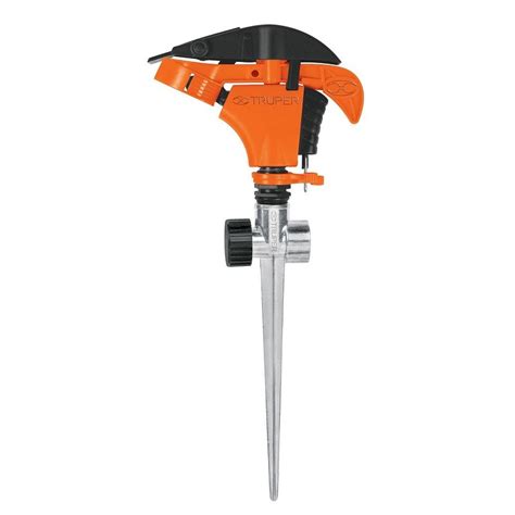 Aspersor Plastico 2 Via 3 4 Estaca 21cm Alcance 8 5m Area 360 50