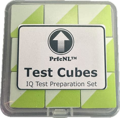 Prfcnl Iq Test Cubes Green And White 9 Cubes Practice